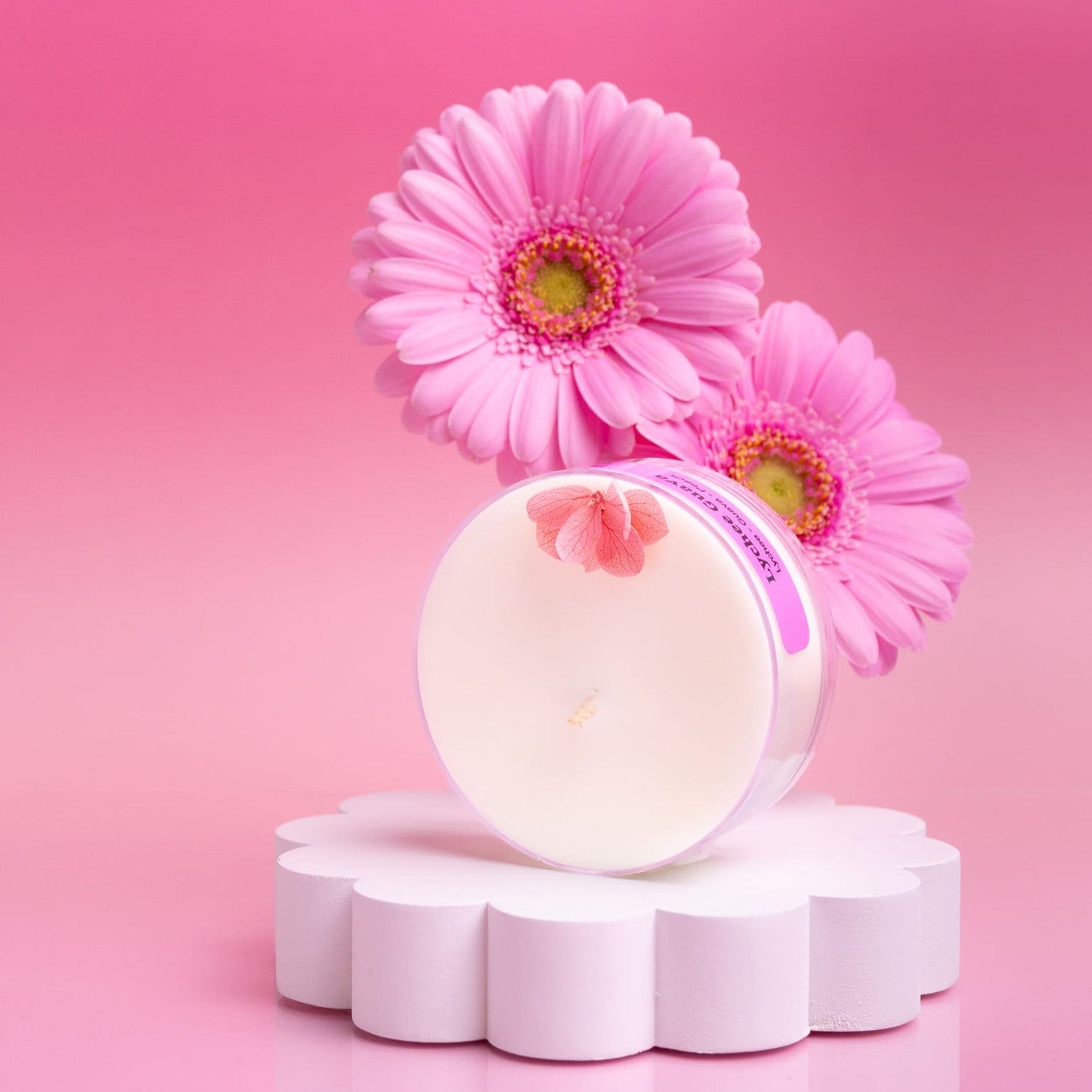 Lychee Guava Maxi Tealight | Bright & Tropical Scent – Amaree Collection